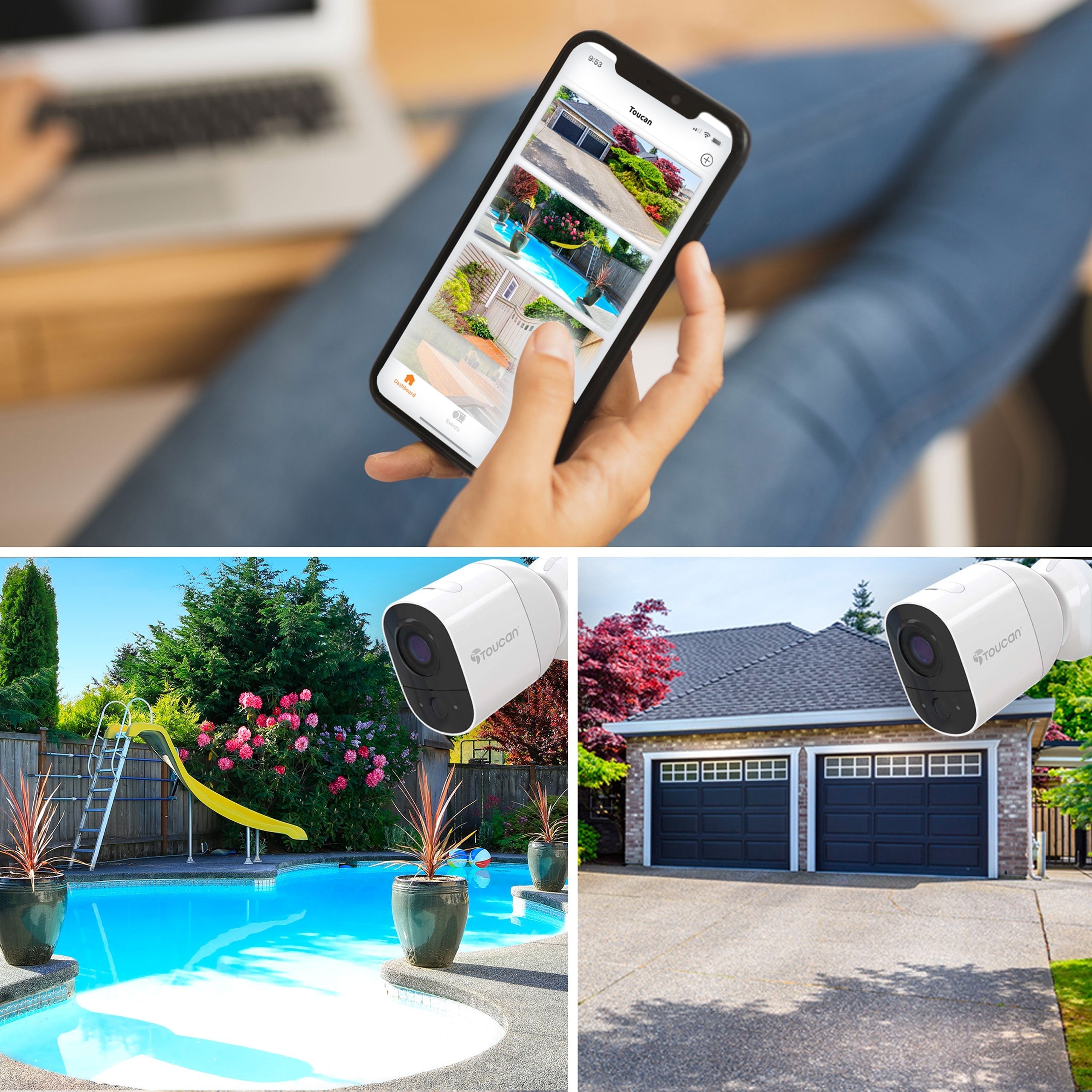 Toucan Wireless Outdoor/Indoor Camera 2-Pack – Toucan Solutions