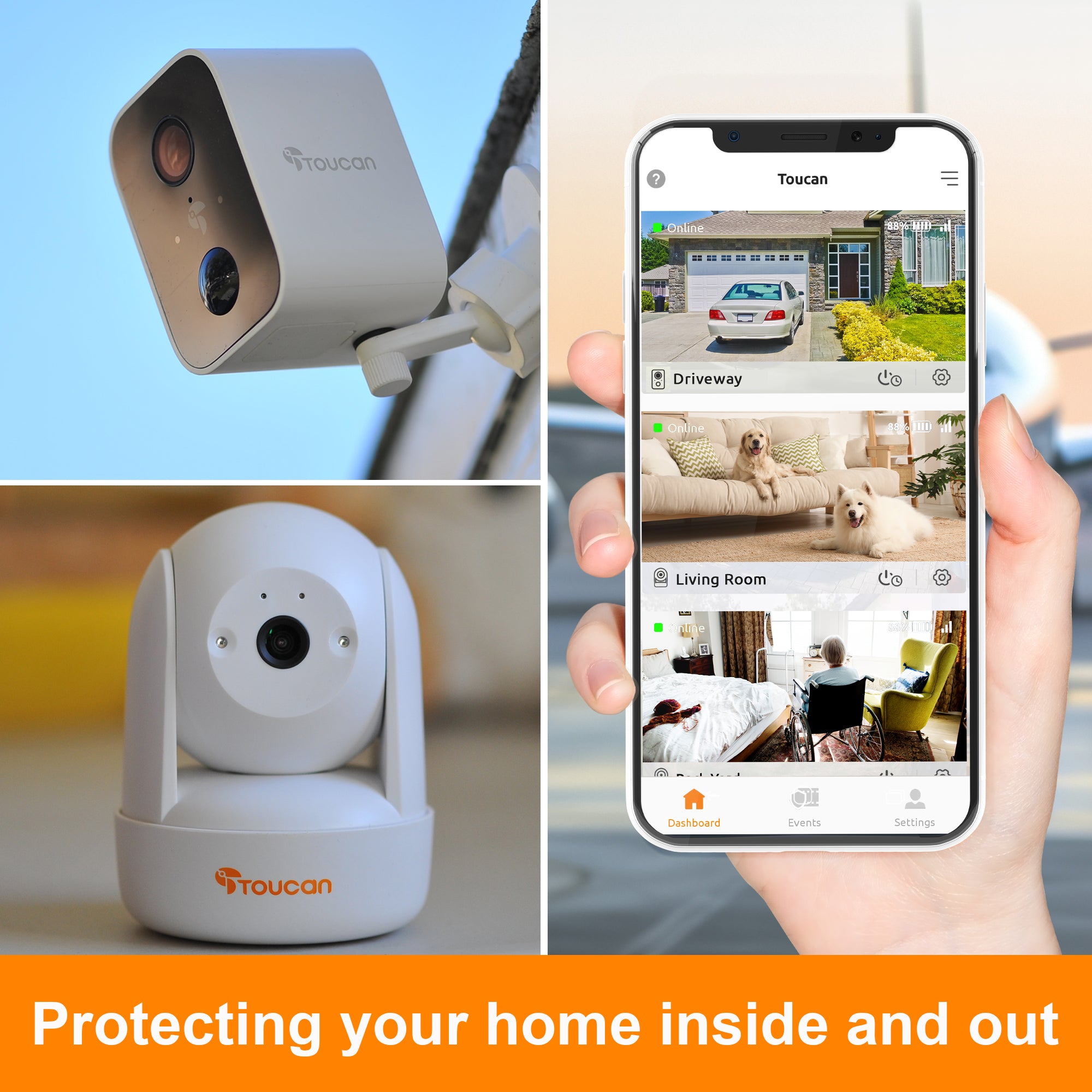 Seek Indoor Pan and Tilt Security Camera | Toucan Solution – Toucan ...
